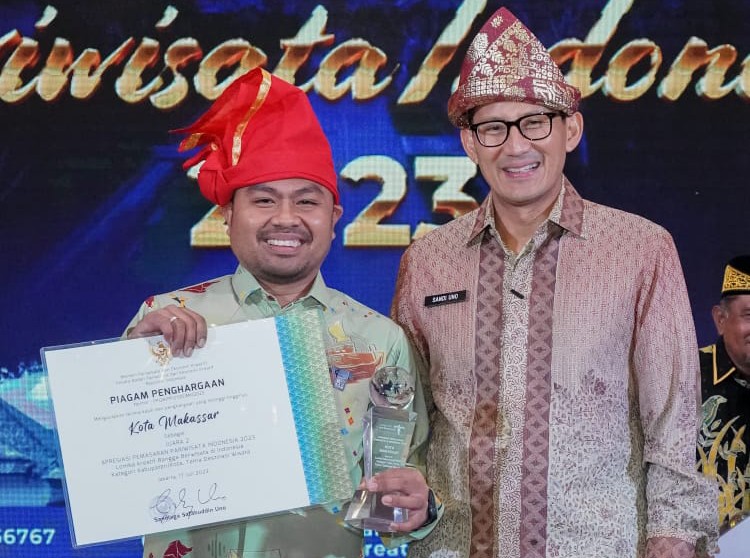 Dispar Makassar Raih Penghargaan Nasional Lewat Video Pemasaran Destinasi Wisata Kuliner ...